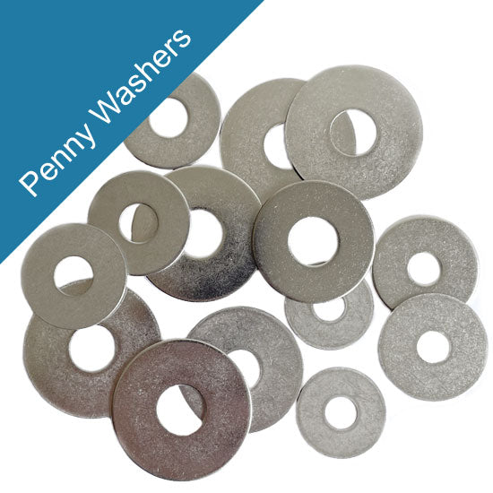 Stainless Steel Penny Washers | Trades Approved | Fixabolt