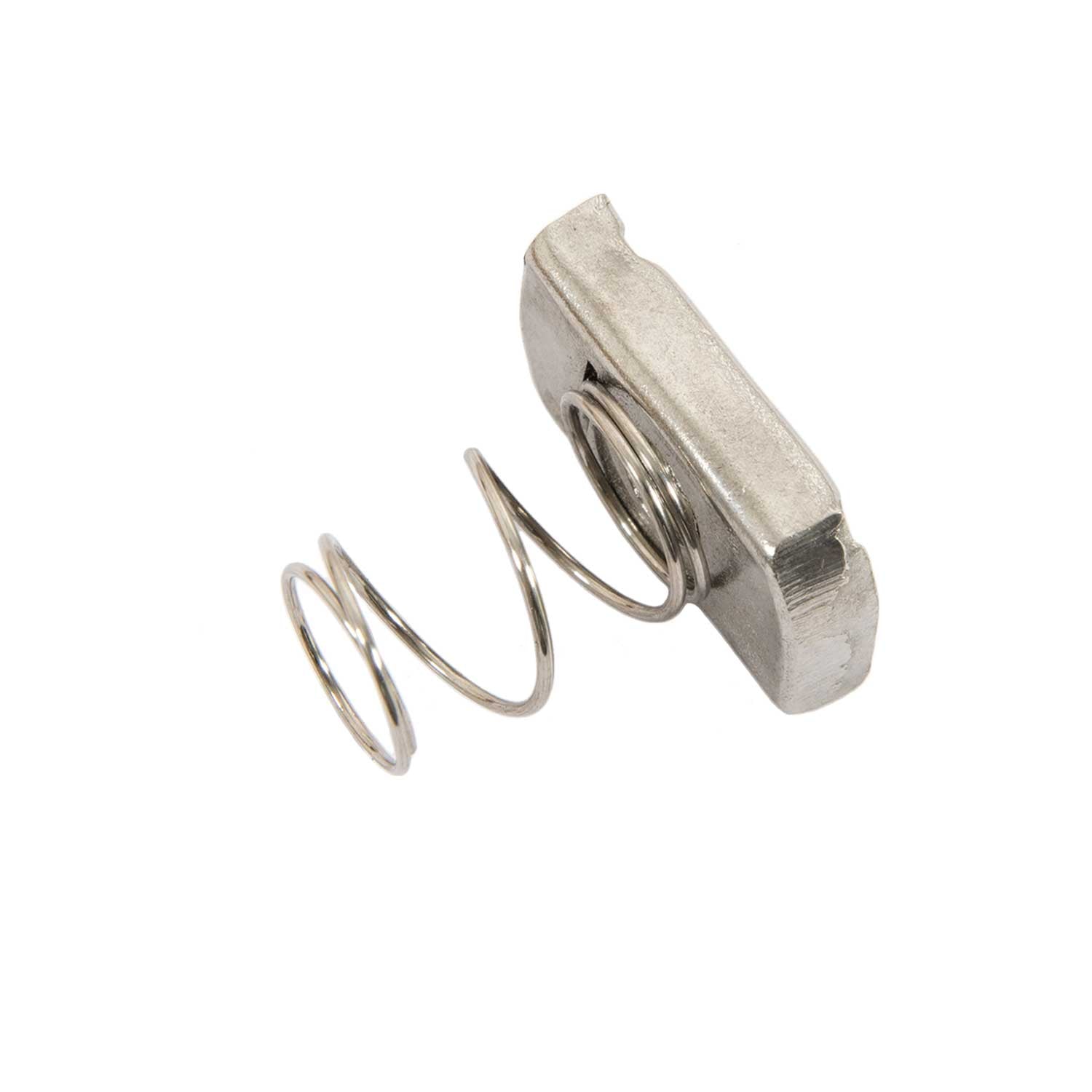 M12 Channel Spring Nut (Short Spring) A4 Stainless | Fixabolt