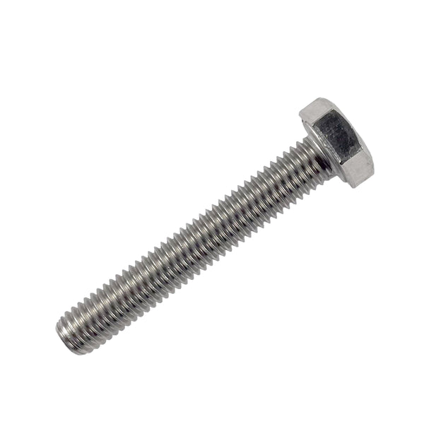 M8 x 90mm Full Thread Bolt Stainless Steel (Set Screw) DIN 933 | Bulk ...